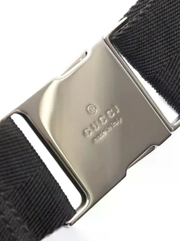 Gucci Gg Canvas Belt Bag - Black