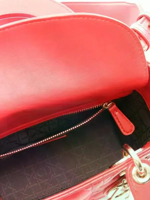 Dior Lady My Abcdior Shoulder Bag - Red
