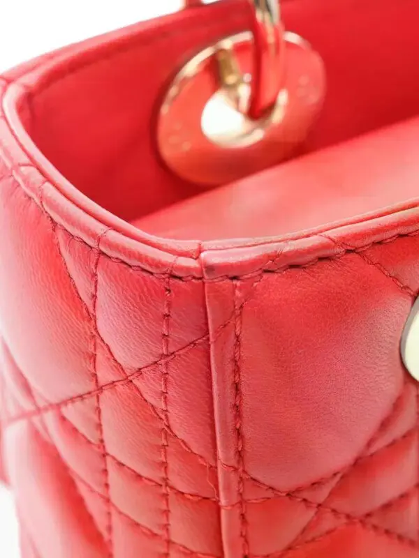 Dior Lady My Abcdior Shoulder Bag - Red