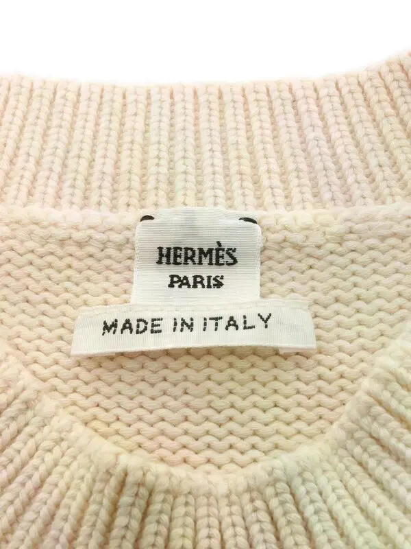 Hermès Candy Libris Patch Knit Sweater