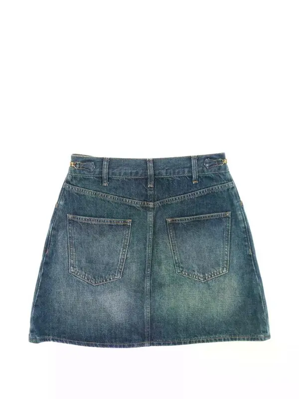 Celine 2010s Triomphe Mini Skirt