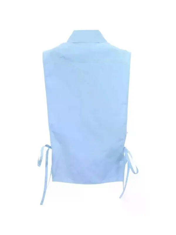 Miu Miu Sleeveless Shirt - Blue