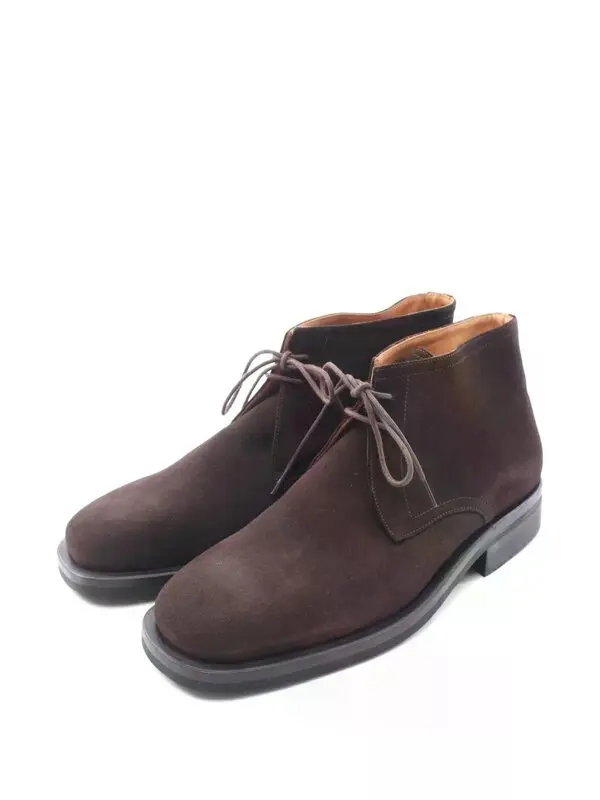 Hermès Suede Chukka Desert Boots - Brown
