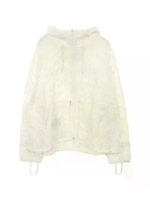 LOUIS VUITTON Logo Pattern Zip-up Hooded Jacket