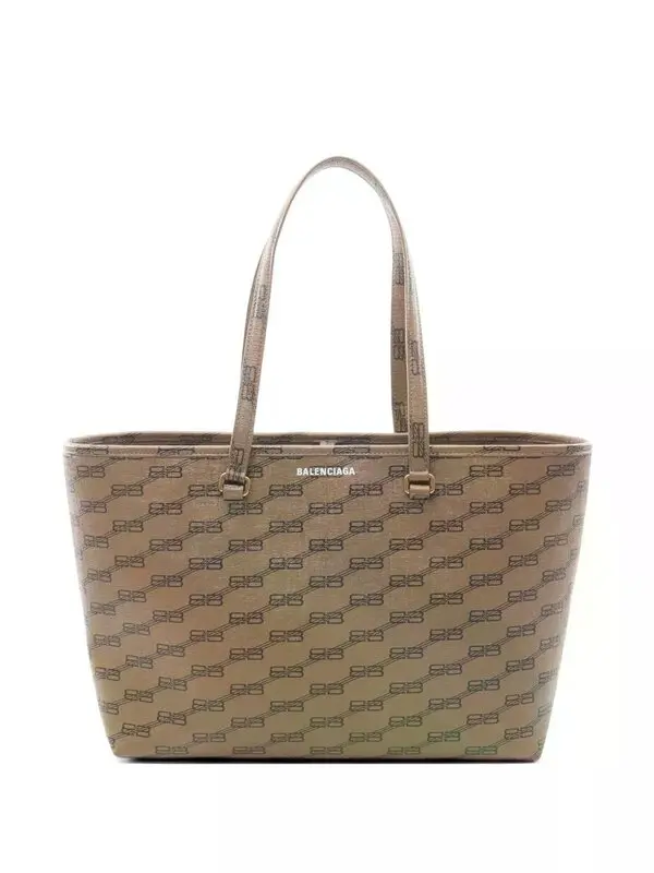 Balenciaga Bb Monogram Signature Tote Bag