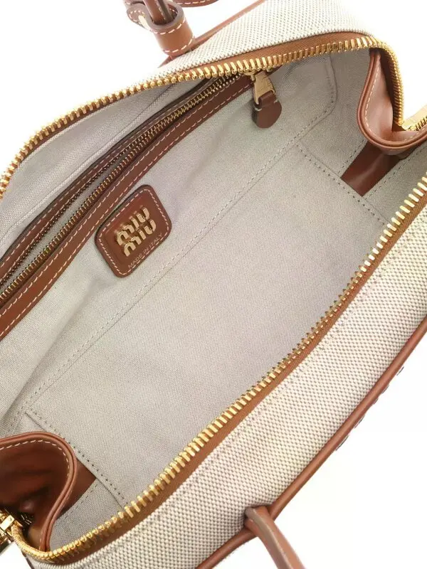 Miu Miu Beau Small Shoulder Bag - Neutrals