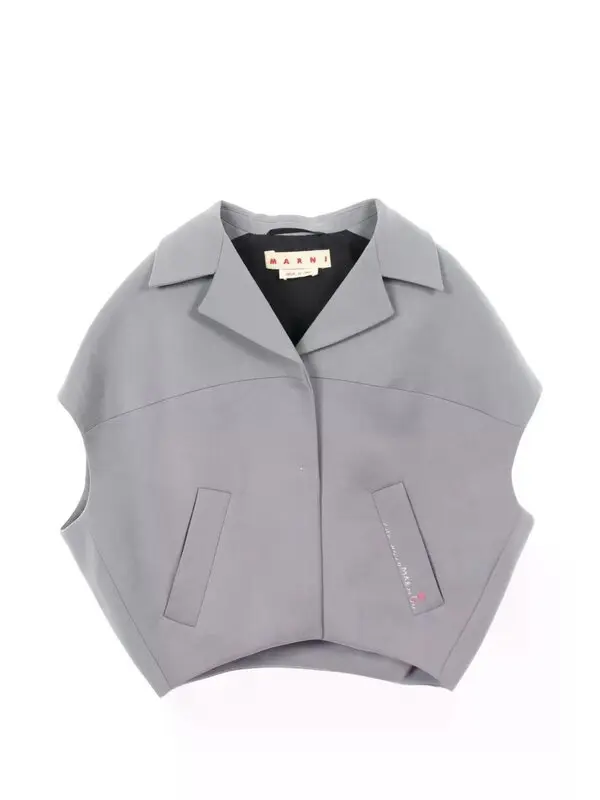 Marni Sleeveless Notched Lapel Jacket