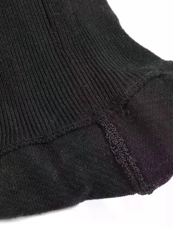 LOUIS VUITTON Diamond-knit Blouson Jacket - Black