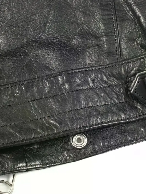 Yohji Yamamoto Leather Zip-up Jacket