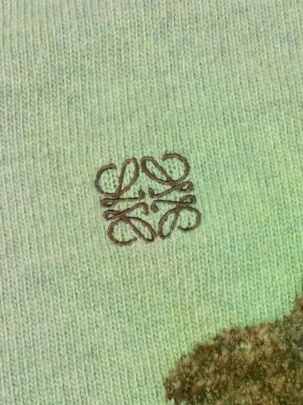 Loewe Asymmetric Bambi Jacquard Cardigan