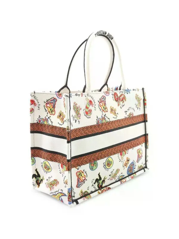 Dior Niki De Saint Phalle Tote Bag - White