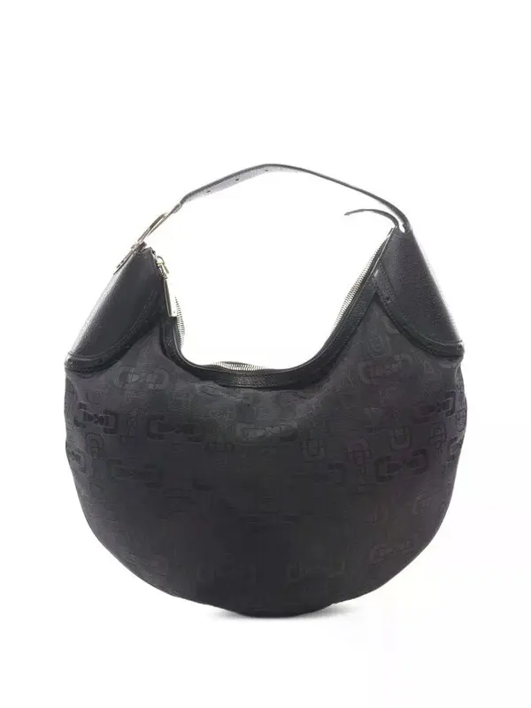 Gucci Horsebit Shoulder Bag - Black