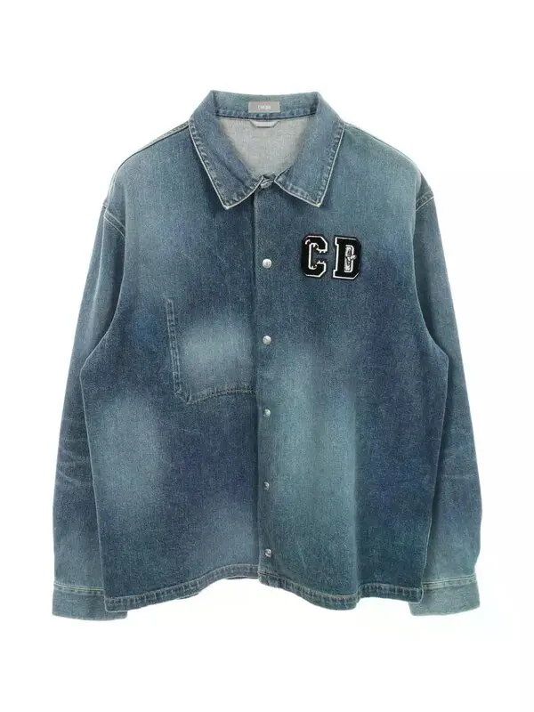 Dior Logo Patch Denim Jacket