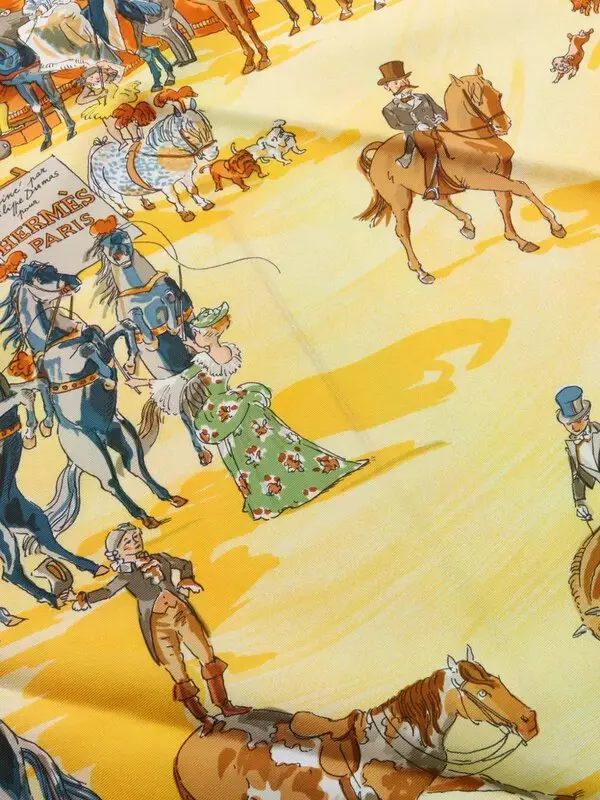 Hermès 2000s Cirque Molier Scarf