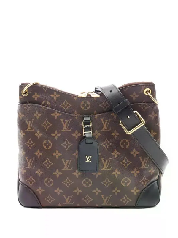 LOUIS VUITTON Odeon Mm Monogram Shoulder Bag - Brown