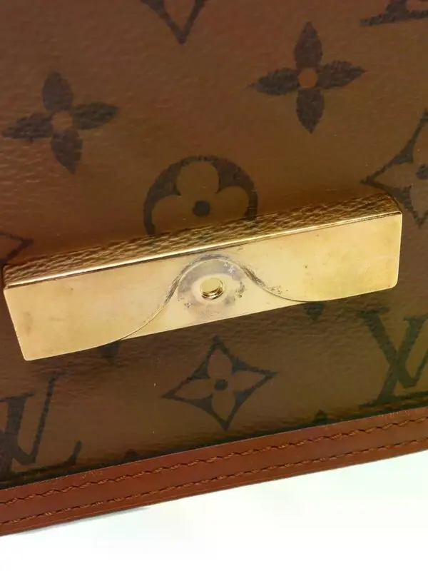 LOUIS VUITTON Dauphine Mini Monogram Reverse Crossbody Bag - Brown