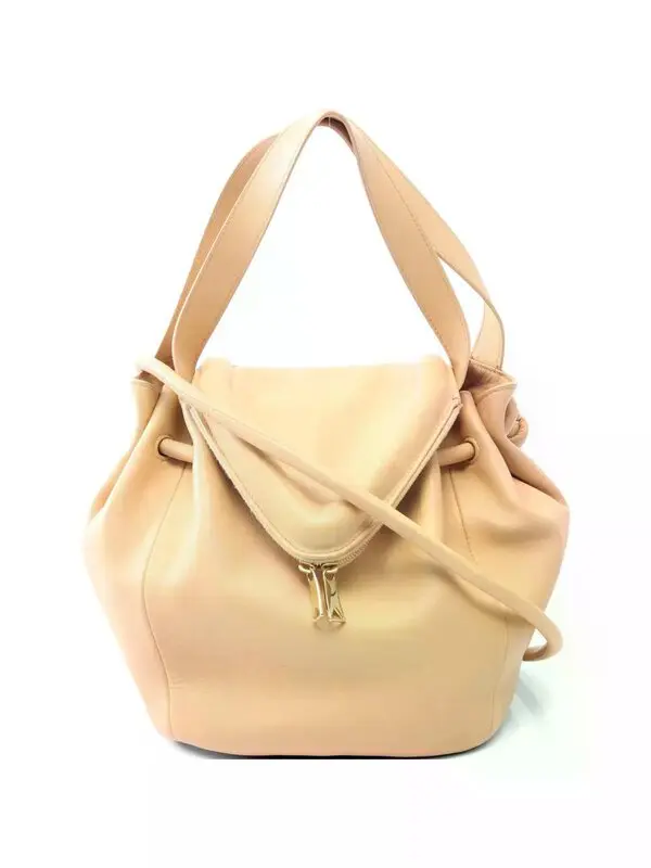 Bottega Veneta Leather Shoulder Bag - Neutrals