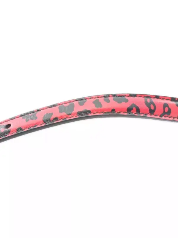 Dior Leopard Print Leather Belt