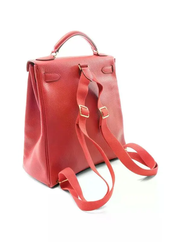 Hermès Kelly Ad Gm Backpack - Red