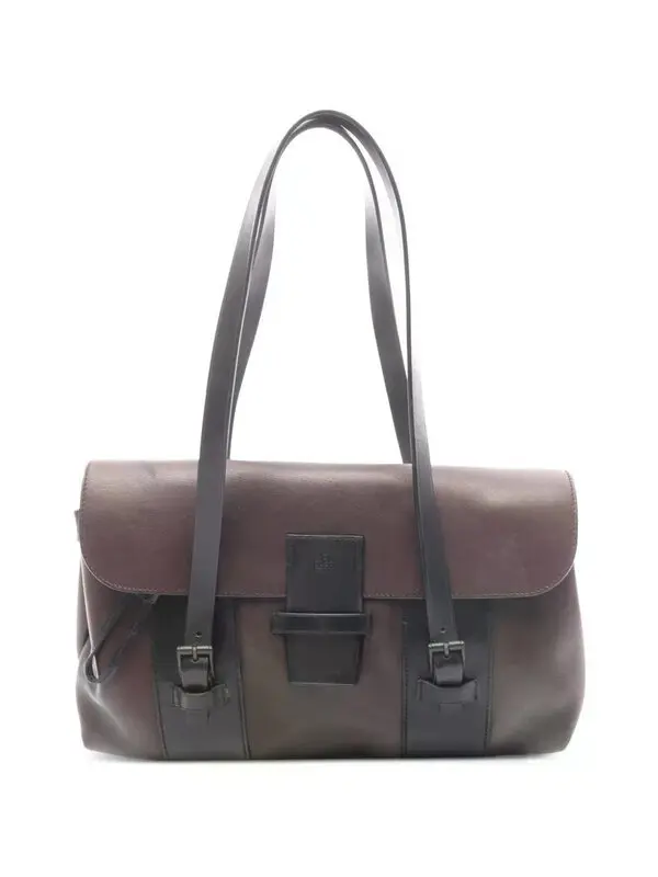 Gucci 2000s Buckled Leather Shoulder Bag