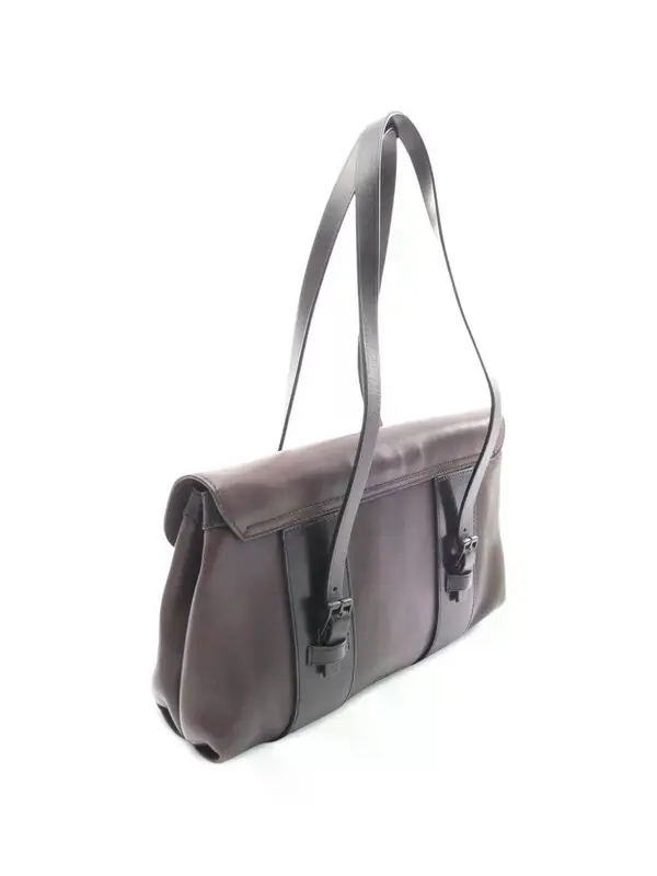Gucci 2000s Buckled Leather Shoulder Bag