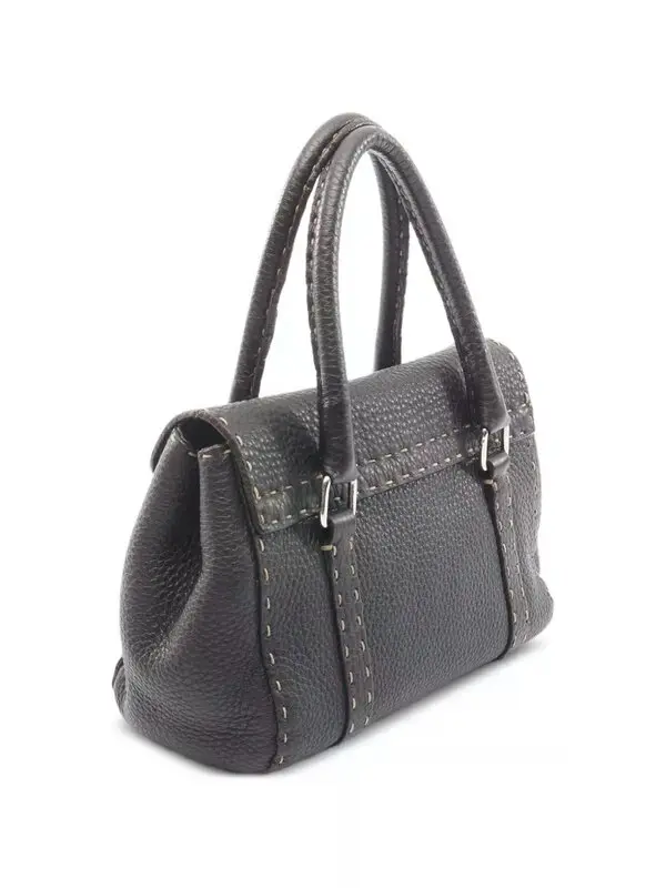 Fendi 2000s Mini Selleria Linda Leather Tote Bag