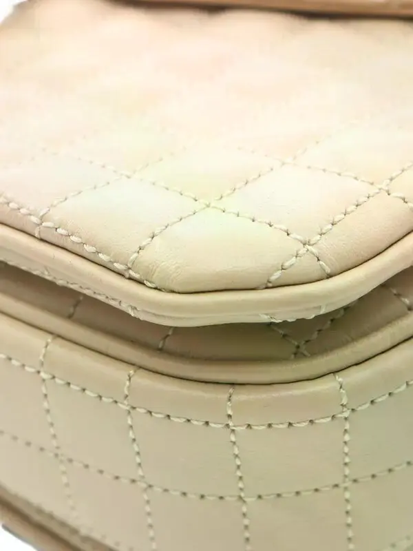 Celine Quilted Leather Shoulder Bag - Neutrals