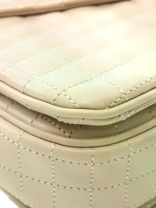 Celine Quilted Leather Shoulder Bag - Neutrals