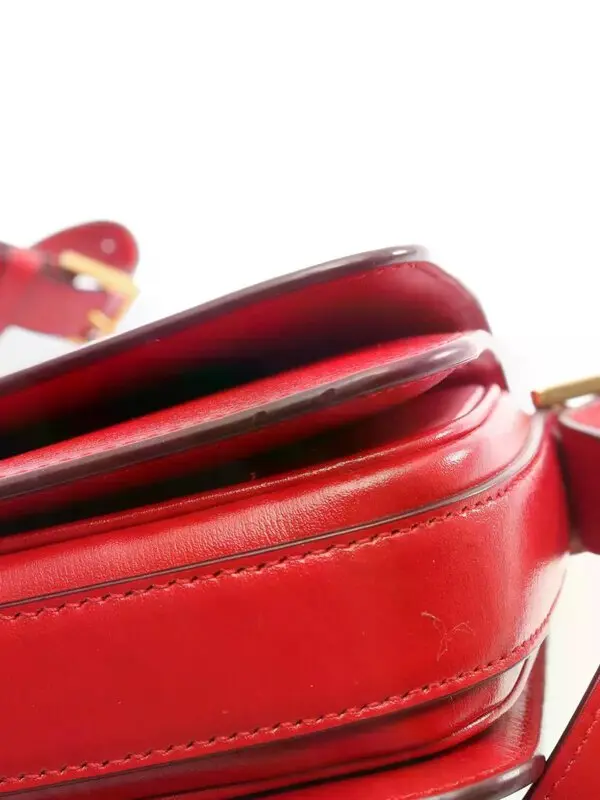 Saint Laurent Leather Shoulder Bag - Red