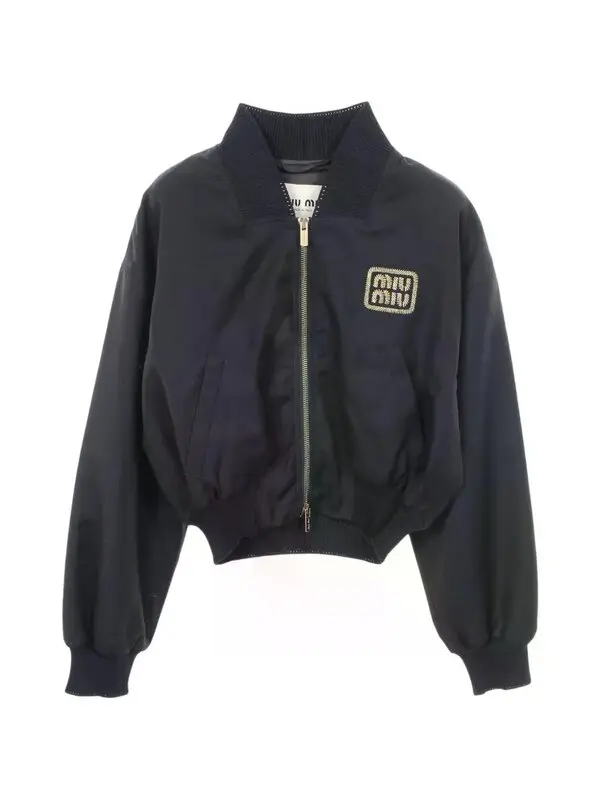 Miu Miu Cropped Bomber Jacket