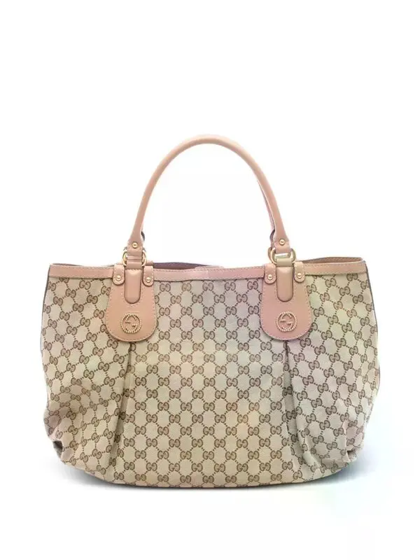 Gucci Scarlet Gg Supreme Tote Bag - Neutrals