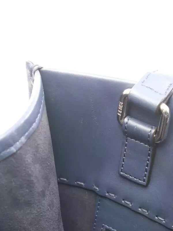 Fendi Embossed Logo Tote Bag