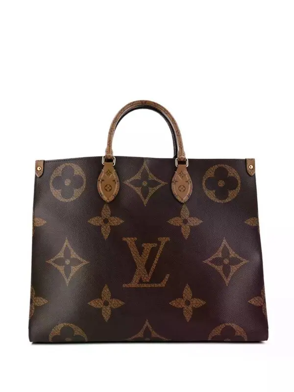 LOUIS VUITTON Onthego Gm Tote Bag - Brown