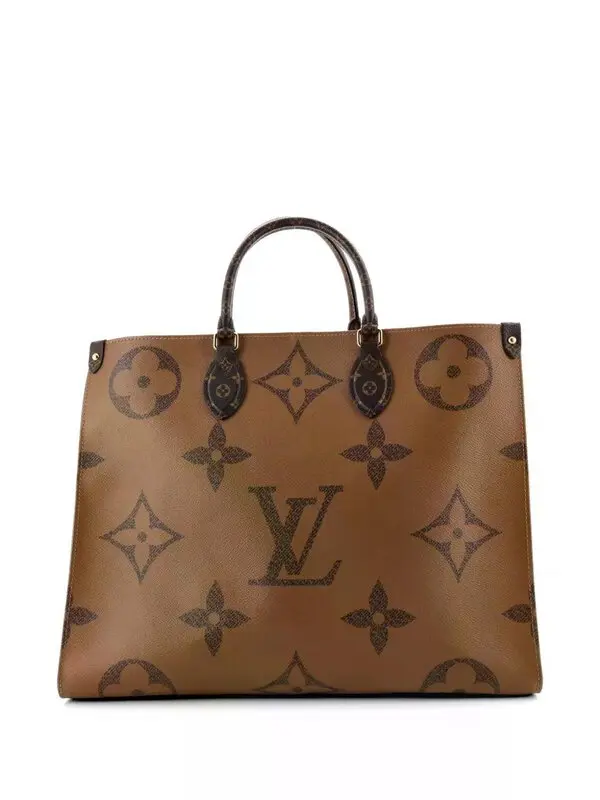 LOUIS VUITTON Onthego Gm Tote Bag - Brown