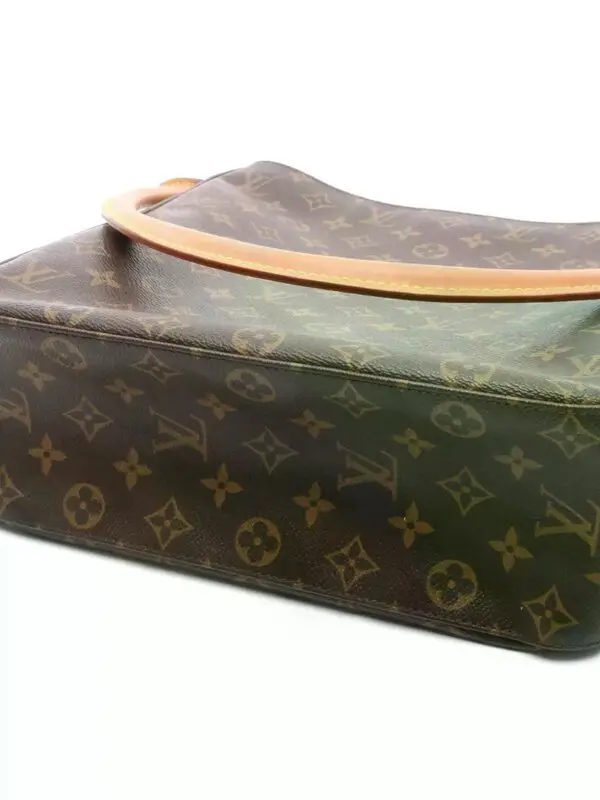 LOUIS VUITTON Monogram Looping Gm Shoulder Bag - Brown