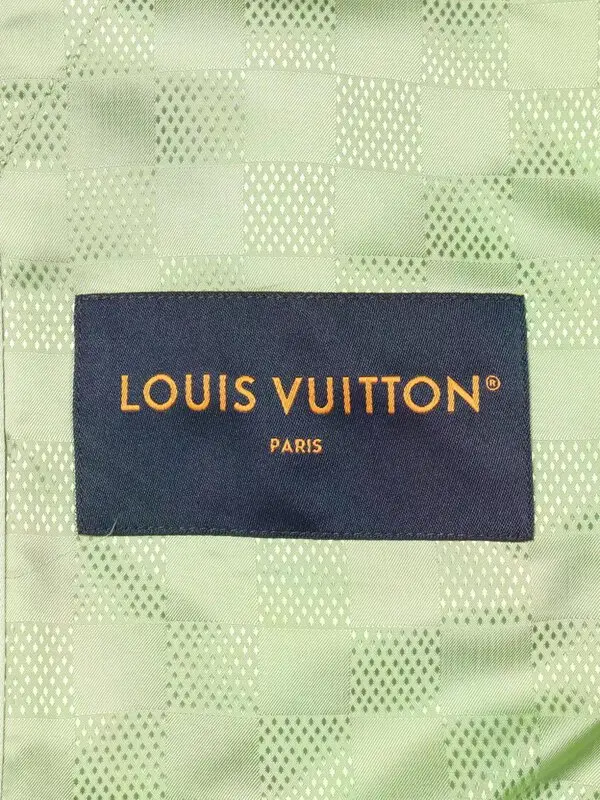 LOUIS VUITTON Sequin Embroidered Dragon Motif Bomber Jacket