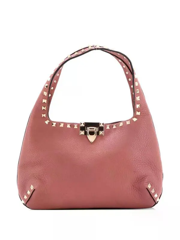 Valentino Garavani Rockstud Flip Lock Small Hobo Bag
