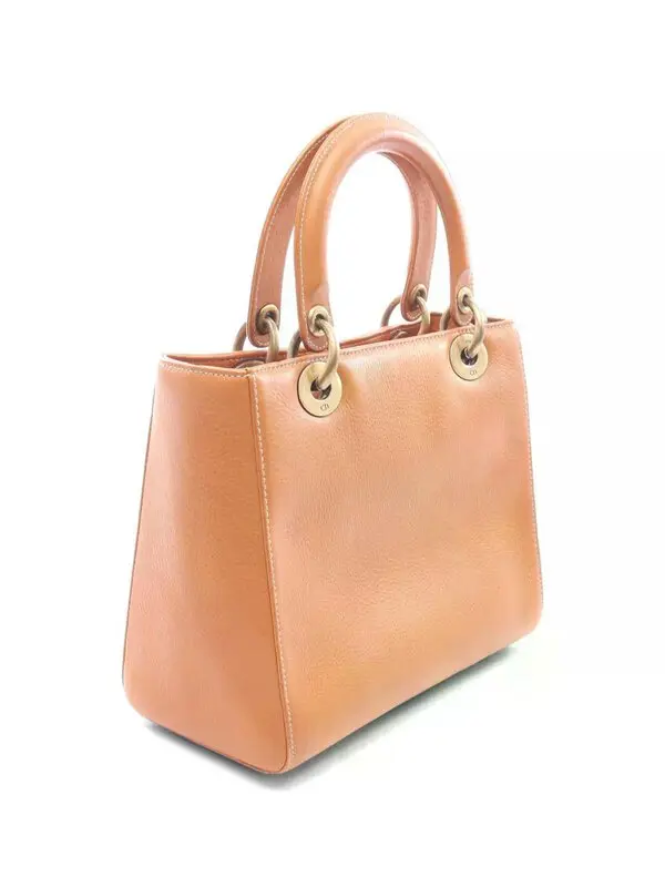 Dior Lady Cannage Tote Bag - Brown