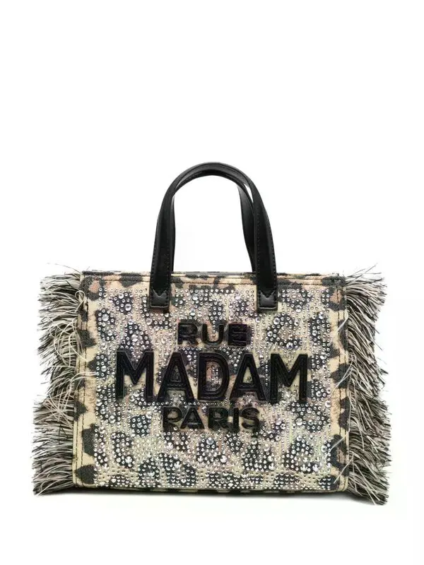 RUE MADAM PARIS Mini Casablanca Tote Bag - Neutrals