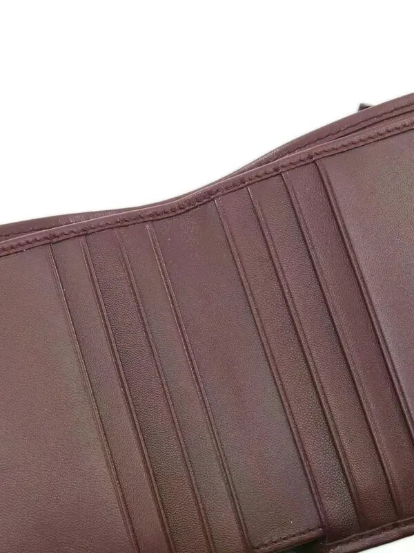 Miu Miu Matelassé Bi-fold Wallet - Red