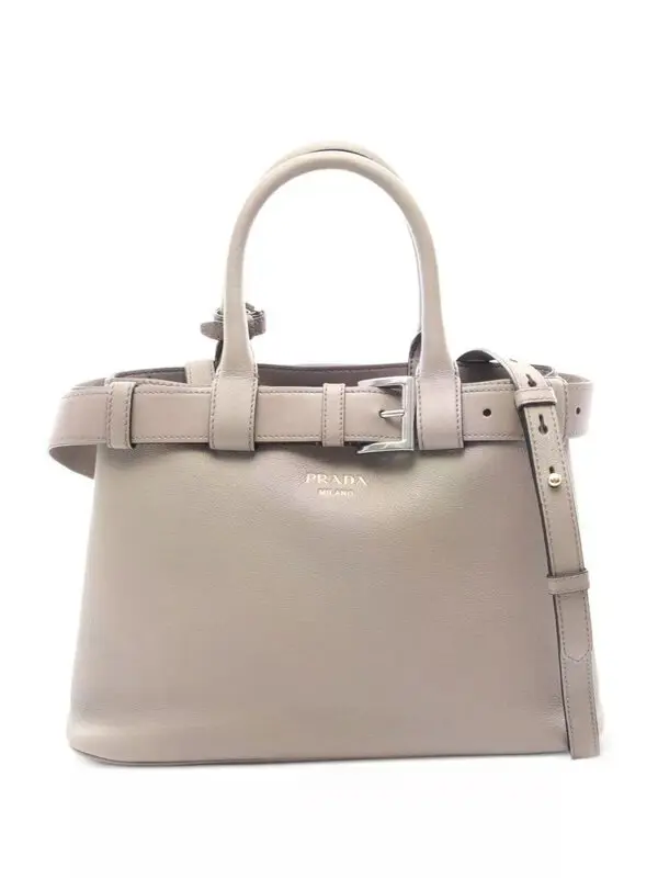 Prada Medium Leather Tote Bag