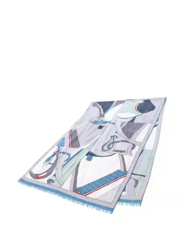 Hermès 2010s Selle En Desordre Shawl