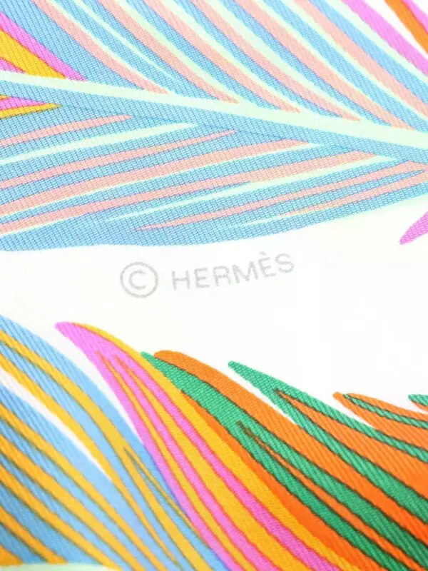 Hermès 2010s Toucans De Paradis Silk Scarf