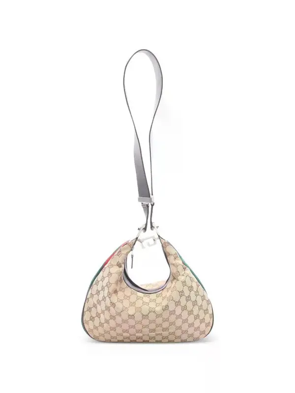 Gucci 2000s Sherry Line Gg Canvas Shoulder Bag