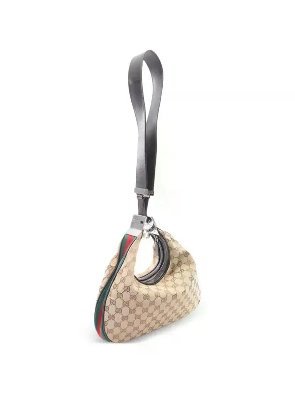 Gucci 2000s Sherry Line Gg Canvas Shoulder Bag
