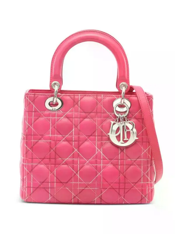 Dior Lady Tote Bag - Pink