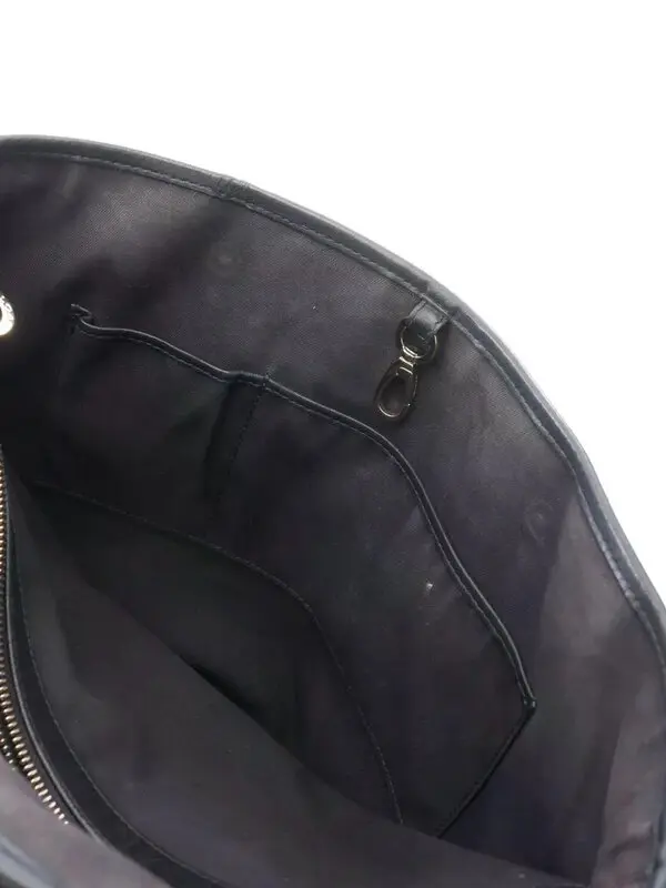 BVLGARI 2000s Collezioni Leather Tote Bag