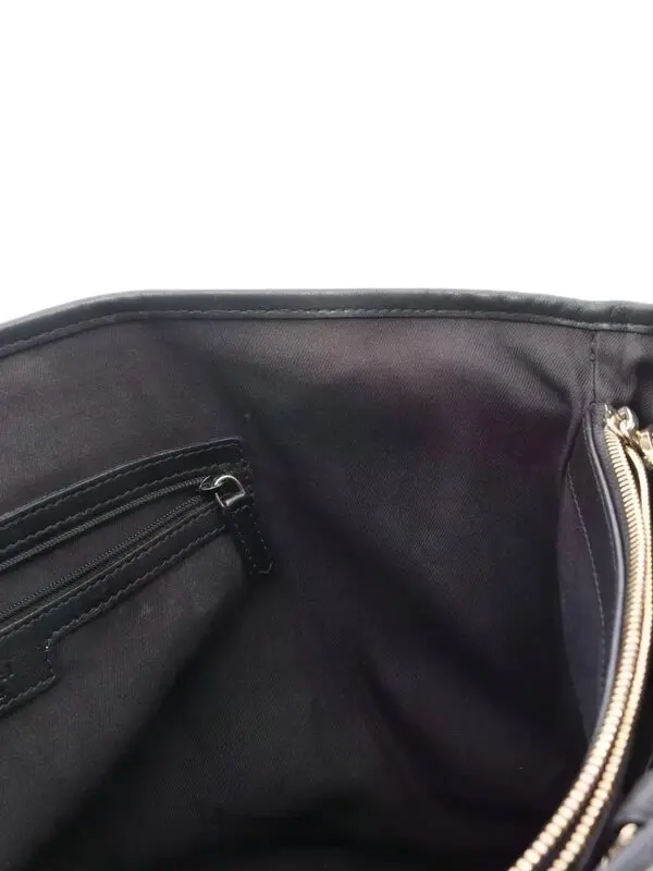 BVLGARI 2000s Collezioni Leather Tote Bag