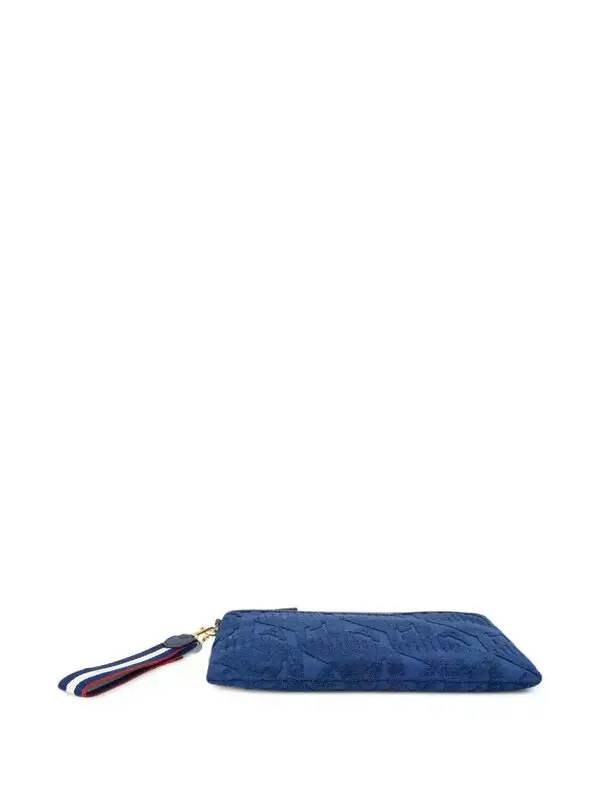 ANYA HINDMARCH Embossed Logo Terry Pouch
