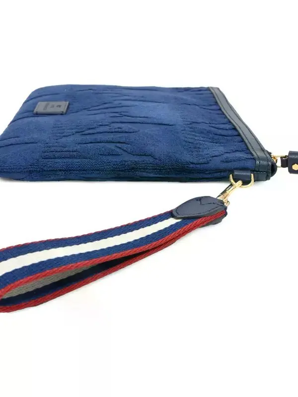 ANYA HINDMARCH Embossed Logo Terry Pouch
